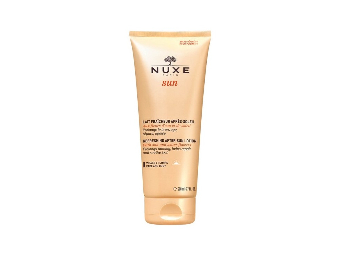Creme Corporal NUXE Sun Loção Pós Sol para Rosto e Corpo (200 ml ...