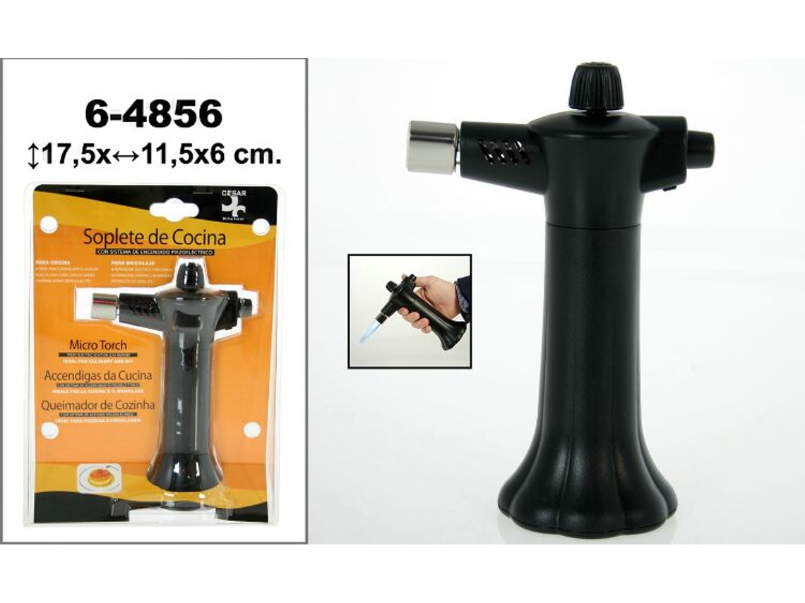 Tocha de Metal Preto DRW (11,5x6x17,5cm) | Worten.pt