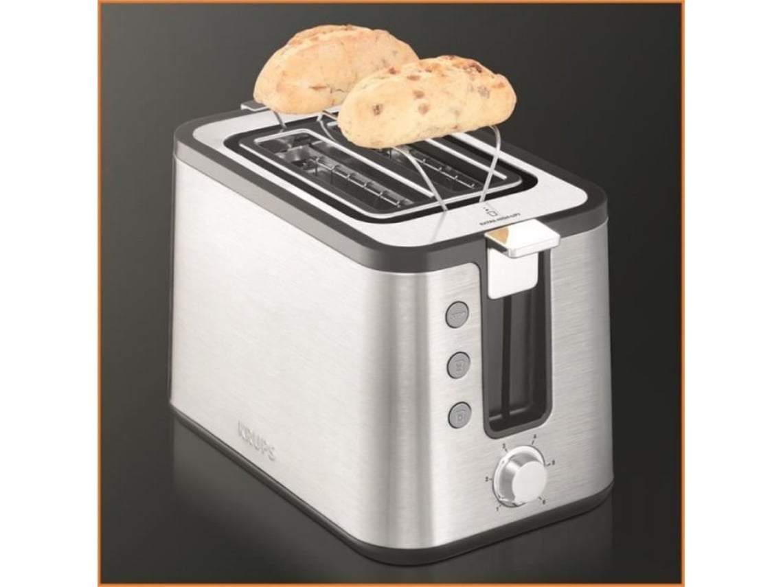 Torradeira Inox KRUPS Kh442D10 Toaster 2 Fatias | Worten.pt