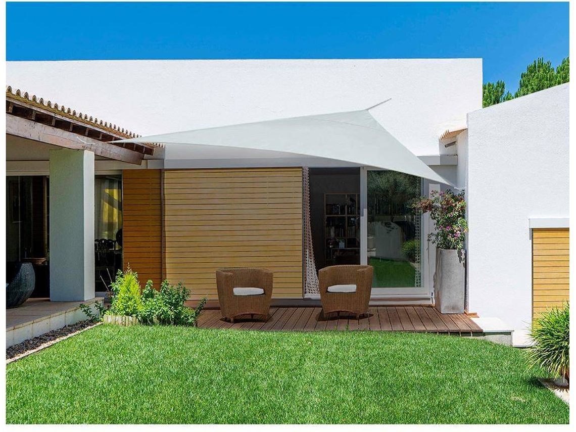 Toldo Jardim Triangular MYLIA Cuenca (Bege - Tecido e Veludo ...