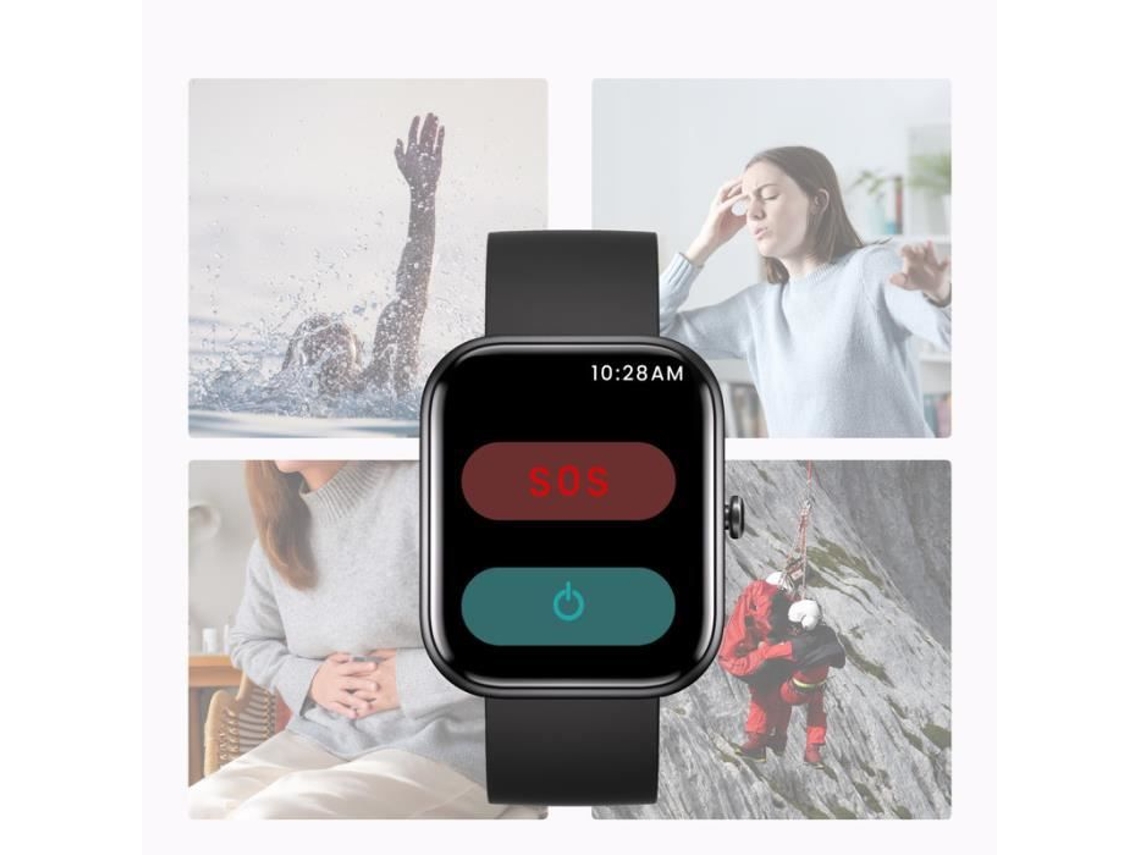 Smartwatch CHRONUS Gts5 Sos Índice de Saúde Mai 2.0'' Preto | Worten.pt