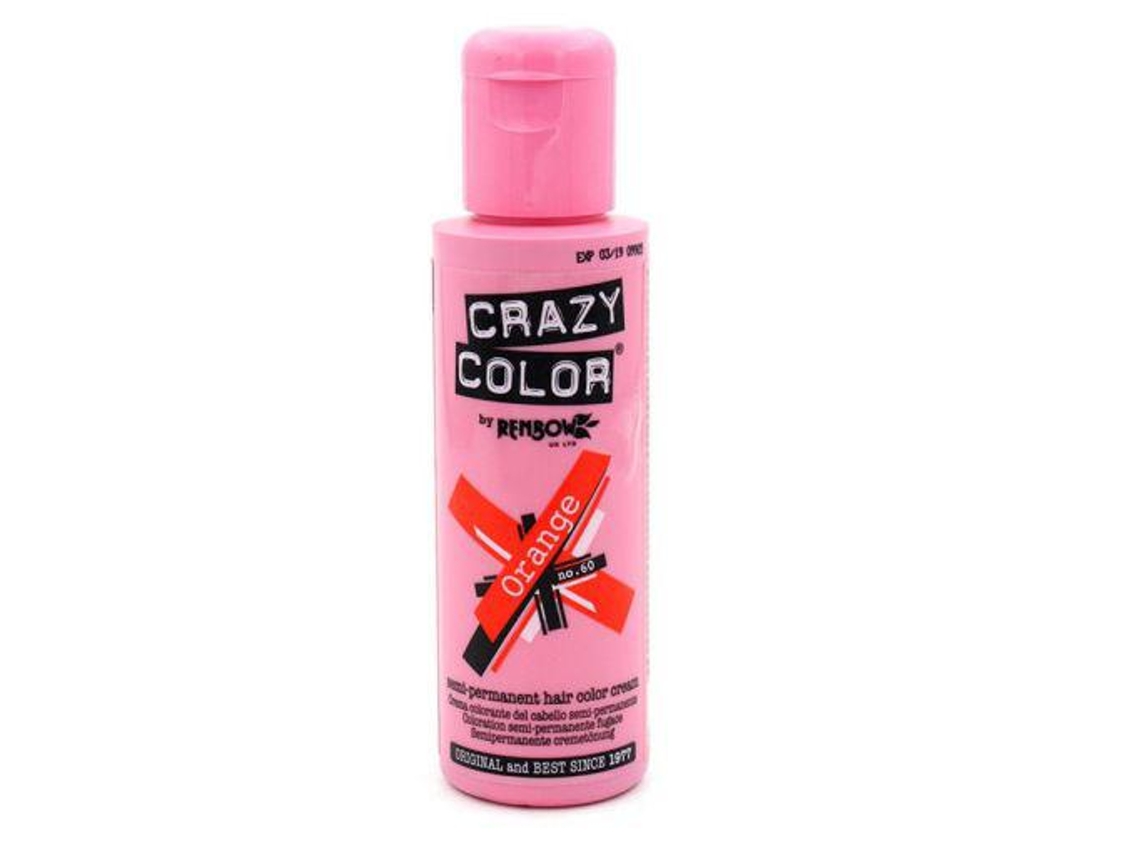 Coloração Semi Permanente CRAZY COLOR Orange no. 60 (100 ml) | Worten.pt