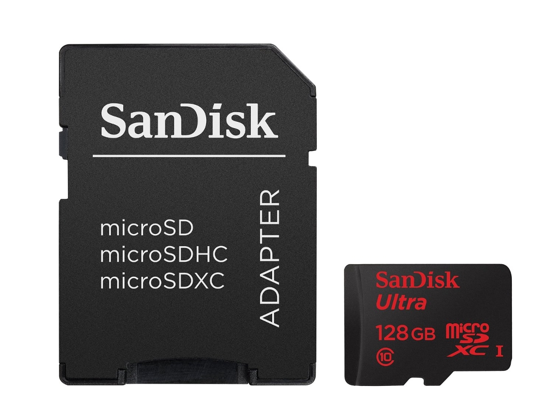 Cartão de Memória Micro SANDISK 128GB 533X 80MB/S | Worten.pt