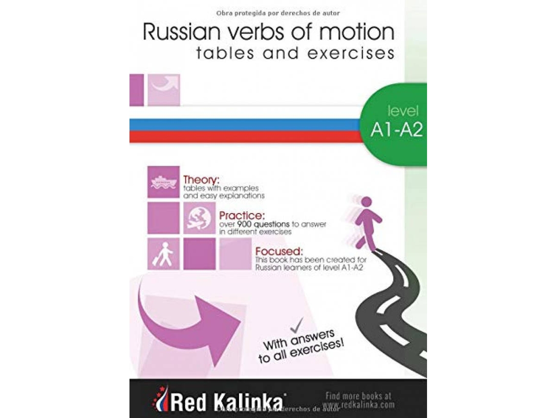 Livro Russian Verbs Of Motion Tables And Exercises Level A1 A2 De
