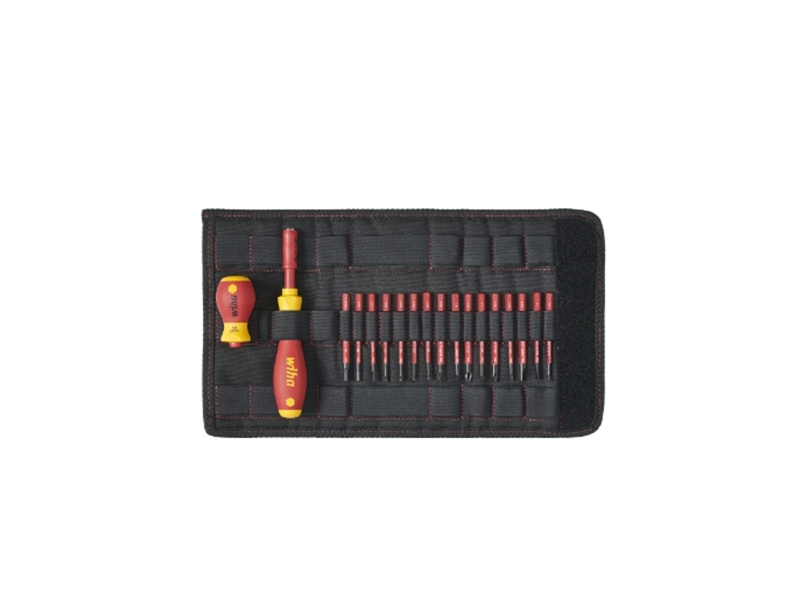 Conjunto De Chaves De Fenda E Pontas WIHA Slimvario® Em Sortimento, 19 ...