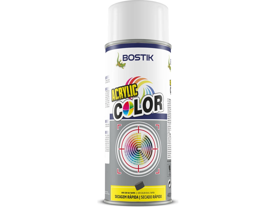 Cor 9010 Branco BOSTIK Acrylic Ral Mate 400 ml | Worten.pt
