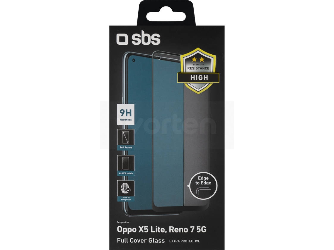 Película Vidro Temperado Oppo X5 Lite/Reno 7 4G/5G SBS Fullcover Transparente | Worten.pt