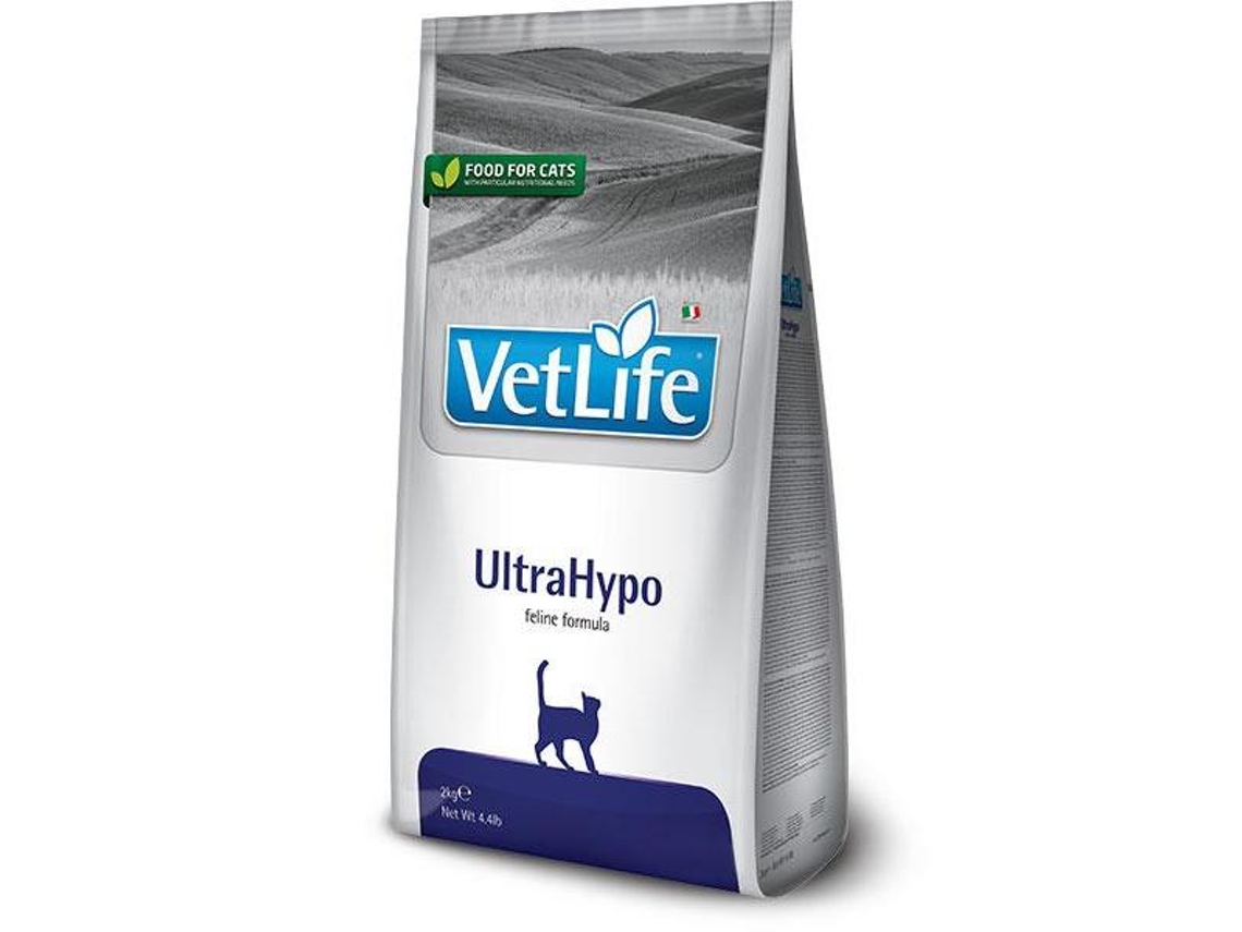 Vet Life Cat Ultrahypo Ração veterinária para gatos FARMINA 5kg | Worten.pt