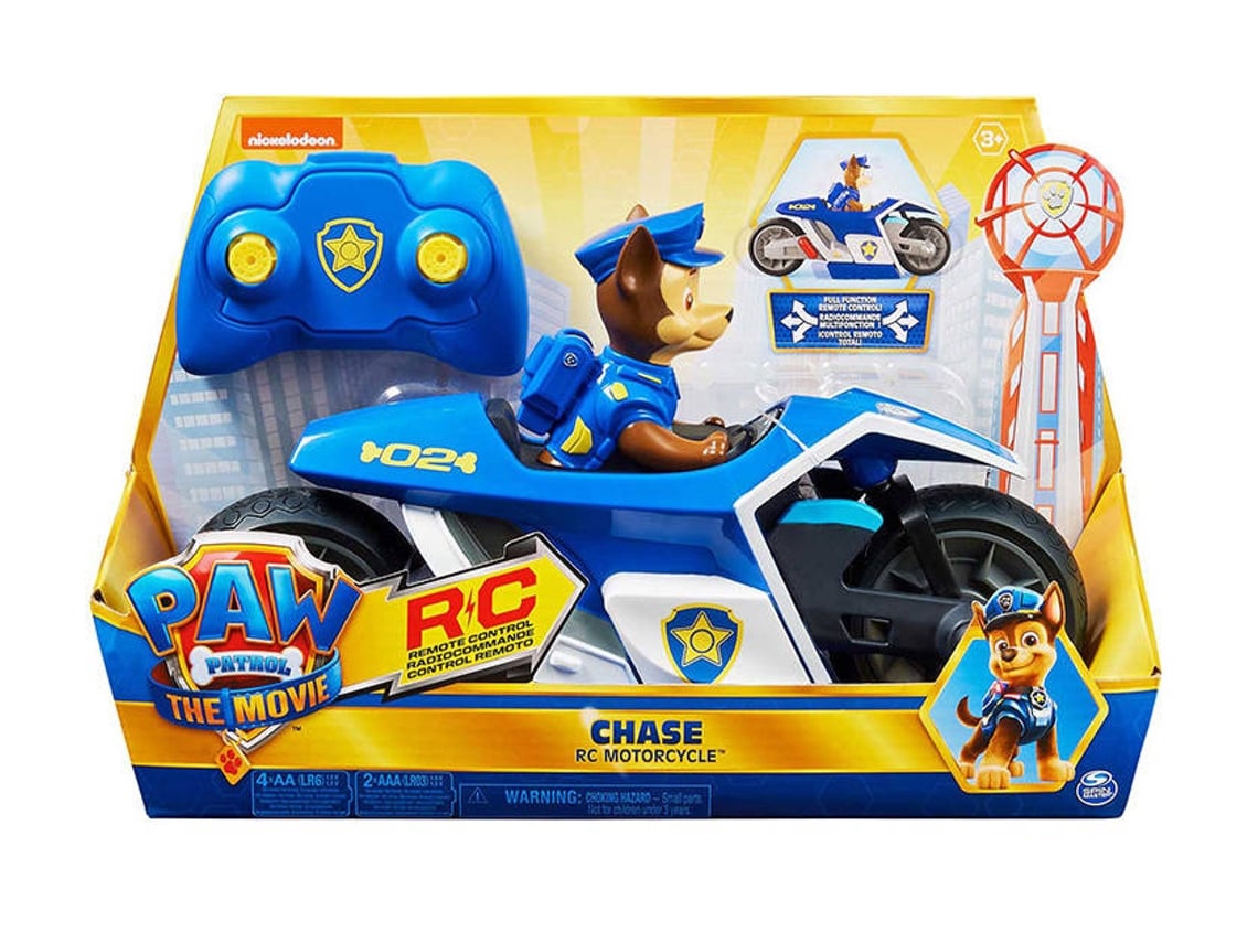 Carro CONCENTRA Patrulha Pata: O Filme – Moto Chase RC | Worten.pt