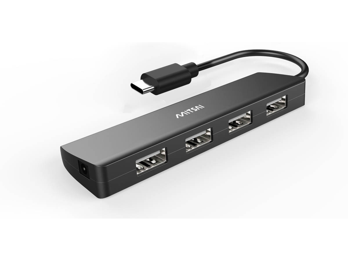 Hub MITSAI 4 Portas (USB-C - 4 USB) | Worten.pt