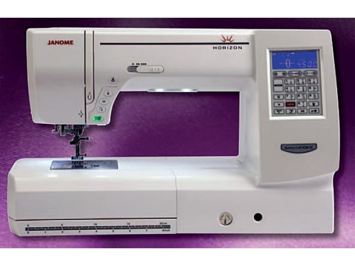 Máquina de Costura Eletrônica Janome Horizon Memory Craft Mc 8200 Qcp Quilt | Worten.pt