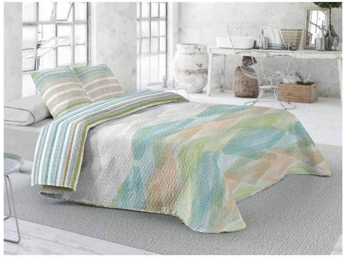 Colcha Reversível Lugano Verde 90 cm | Worten.pt