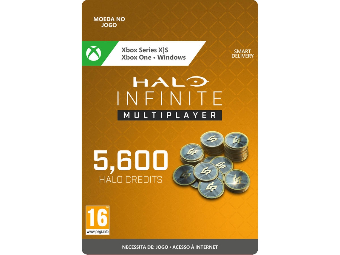 Cartão Halo Infinite 5000 Halo Credits + 600 Bónus (Formato Digital ...