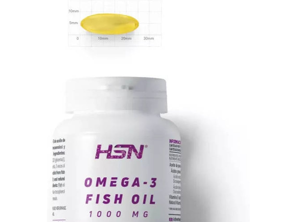 Suplemento Alimentar HSN Ómega-3 Óleo De Peixe (120 pérolas) | Worten.pt