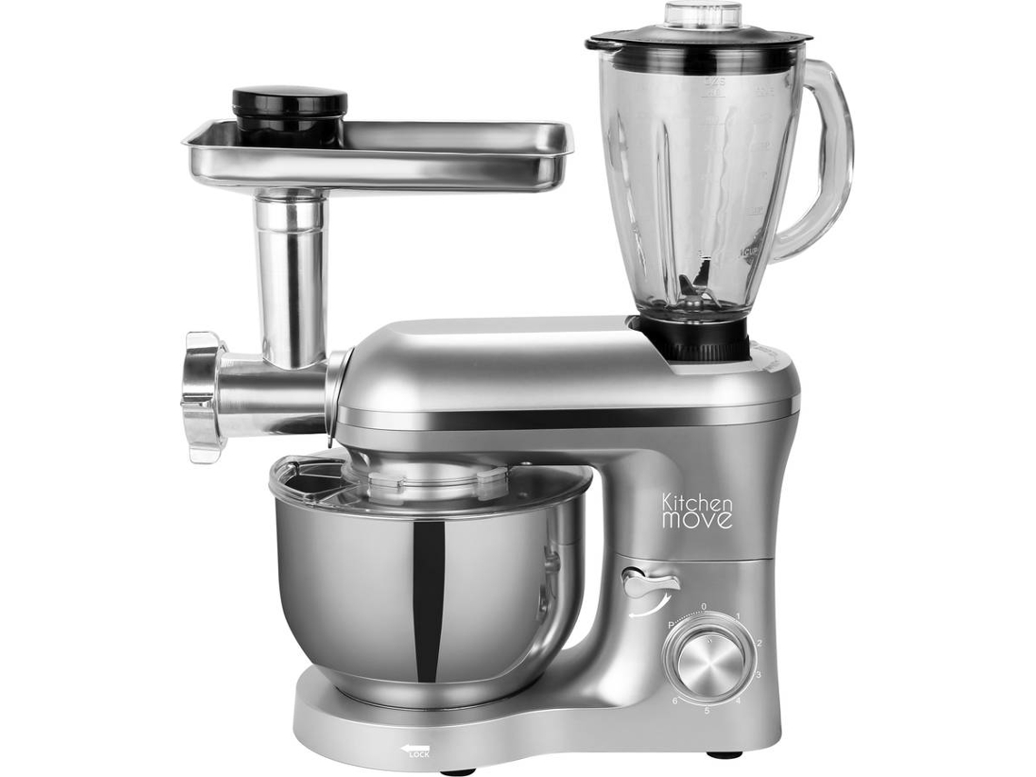 Robô de Cozinha KITCHEN MOVE Viper (1500 W - 5.5 L - Prateado) | Worten.pt