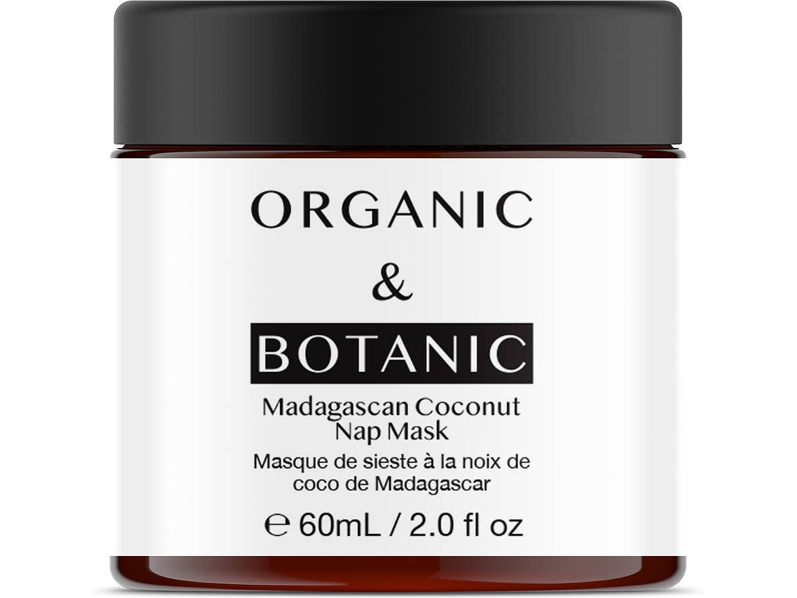 Máscara De Rosto Organic And Botanic Madagascan Coconut Nap 60ml