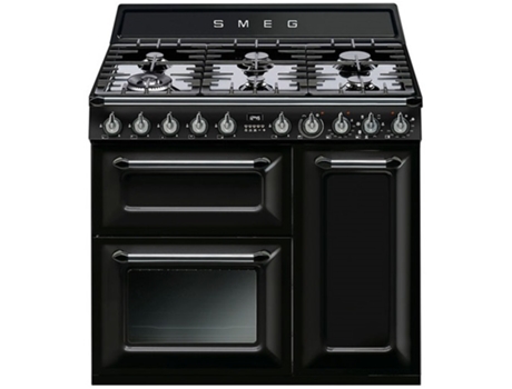 Fogão SMEG Victoria TR93BL (159 L - Gás Natural - Preto) | Worten.pt