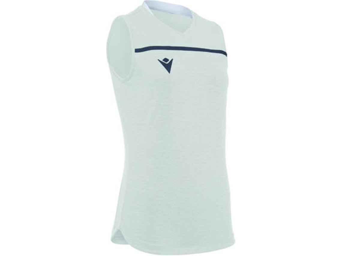 T-Shirt Alças para Mulher MACRON Thallium Branco para Voleibol (XXL ...