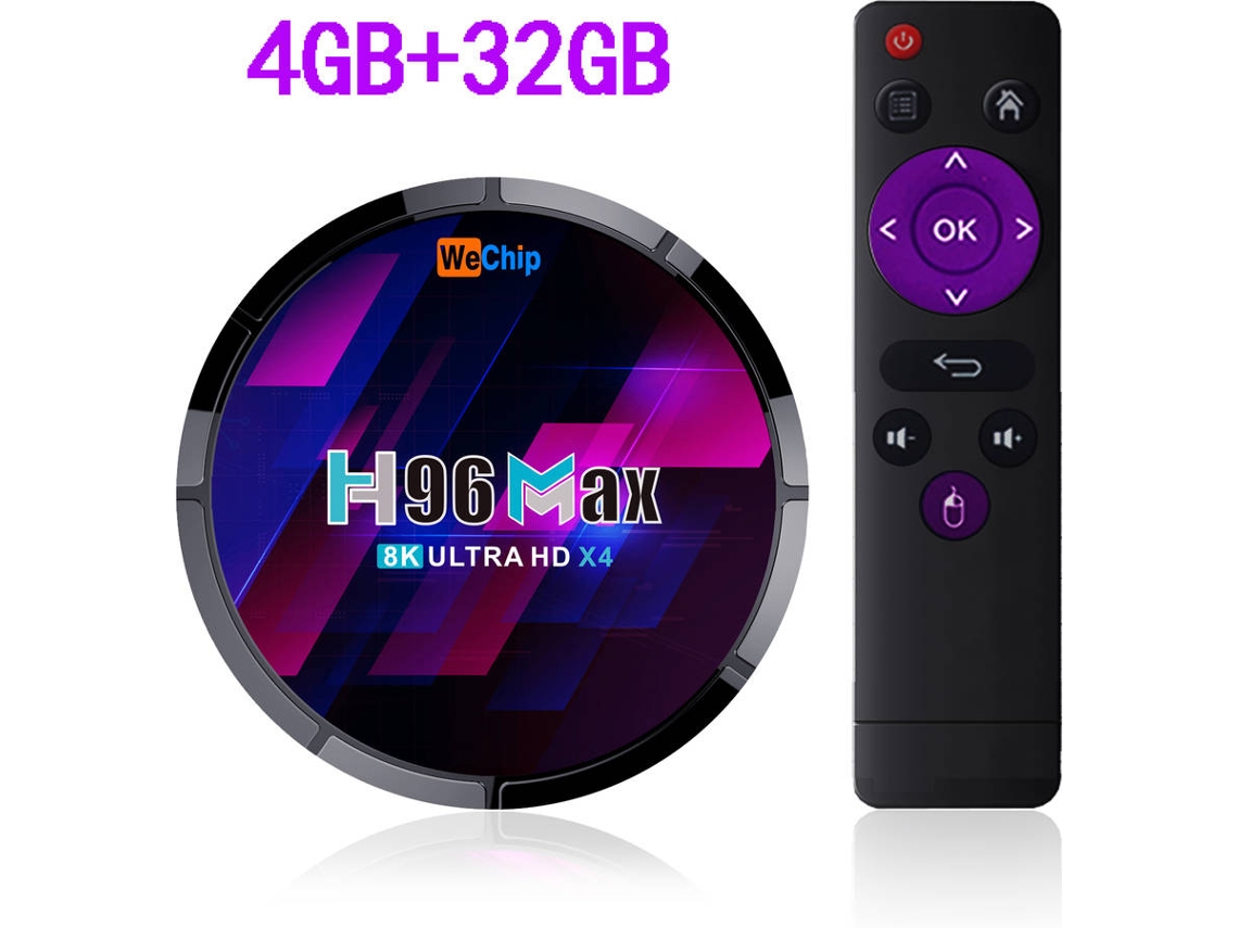 Box Smart TV WECHIP H96 Max X4 (Android - 8K Ultra HD - 4 GB RAM ...
