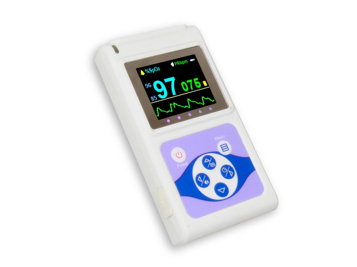 Oxímetro Digital de Dedo MOBICLINIC com Visor Oled Frequência Cardíaca ...
