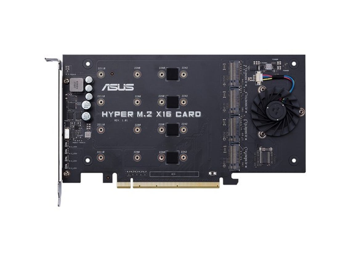 Placa PCI-E ASUS Hyper M.2 X16 CARD V2 | Worten.pt