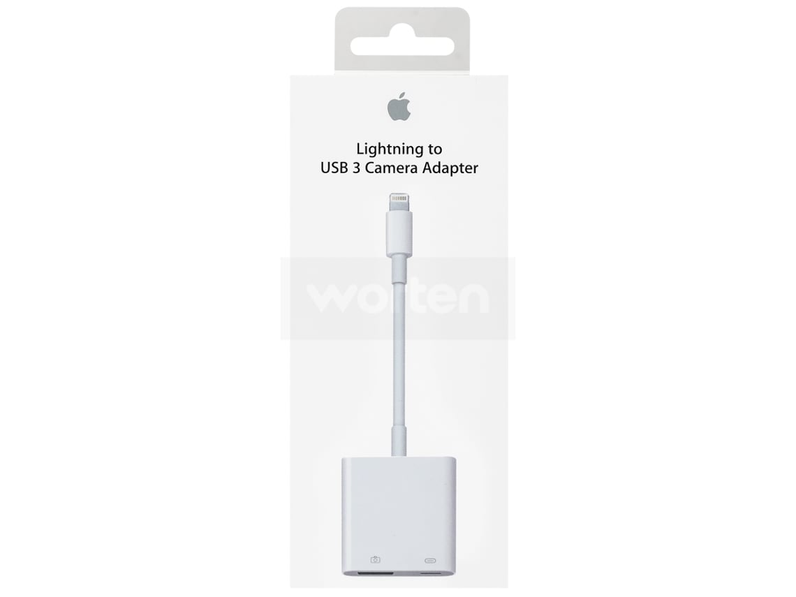 Adaptador APPLE MK0W2ZM/A (iPad - Lightning - USB 3 - 2 Portas - Branco ...