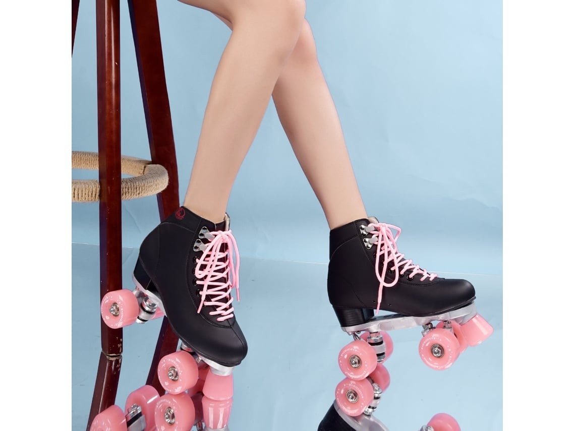 Patins de 4 Rodas SLOWMOOSE (Rosa - Preto - 8,5) | Worten.pt