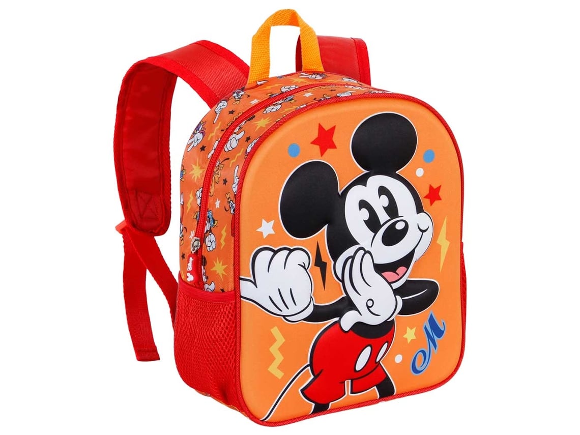 Mochila KARACTERMANIA Mickey Mouse Whisper 3D Pequena Azul | Worten.pt