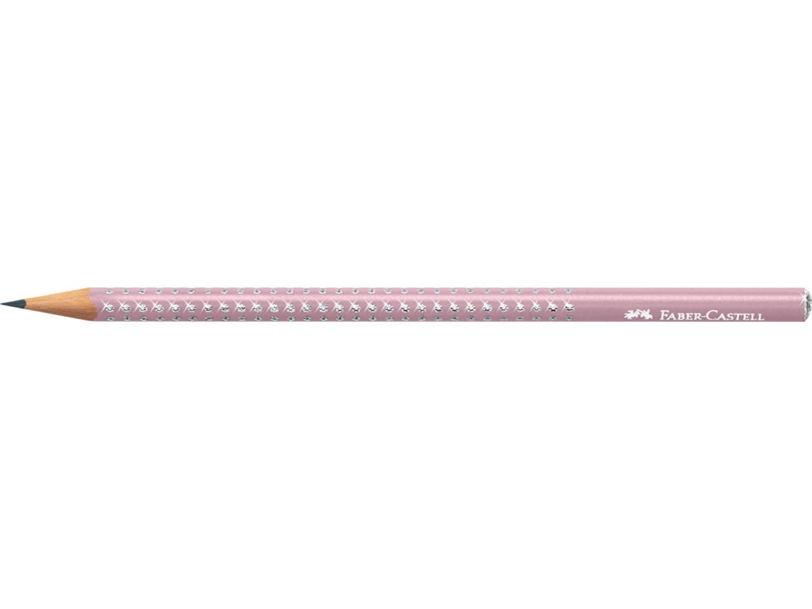 Lápis Grafite Hb Sparkle Rosa Pastel Faber Castell | Worten.pt