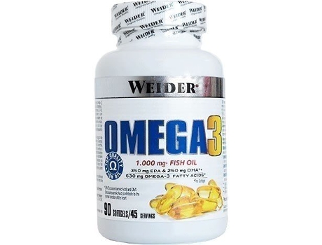 Suplemento Alimentar WEIDER Omega 3-Epa e Dha + Enriquecido com ...