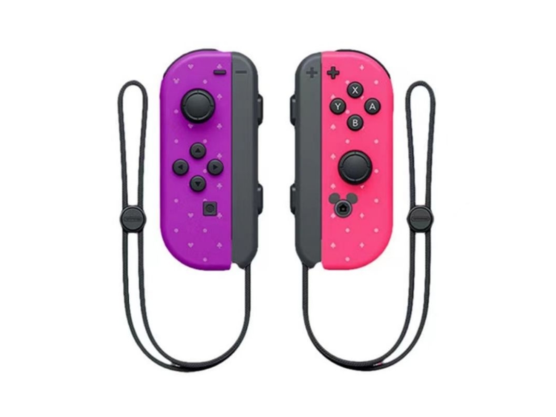 Comando Nintendo Switch Roxo e Cor-De-Rosa Wireless | Worten.pt