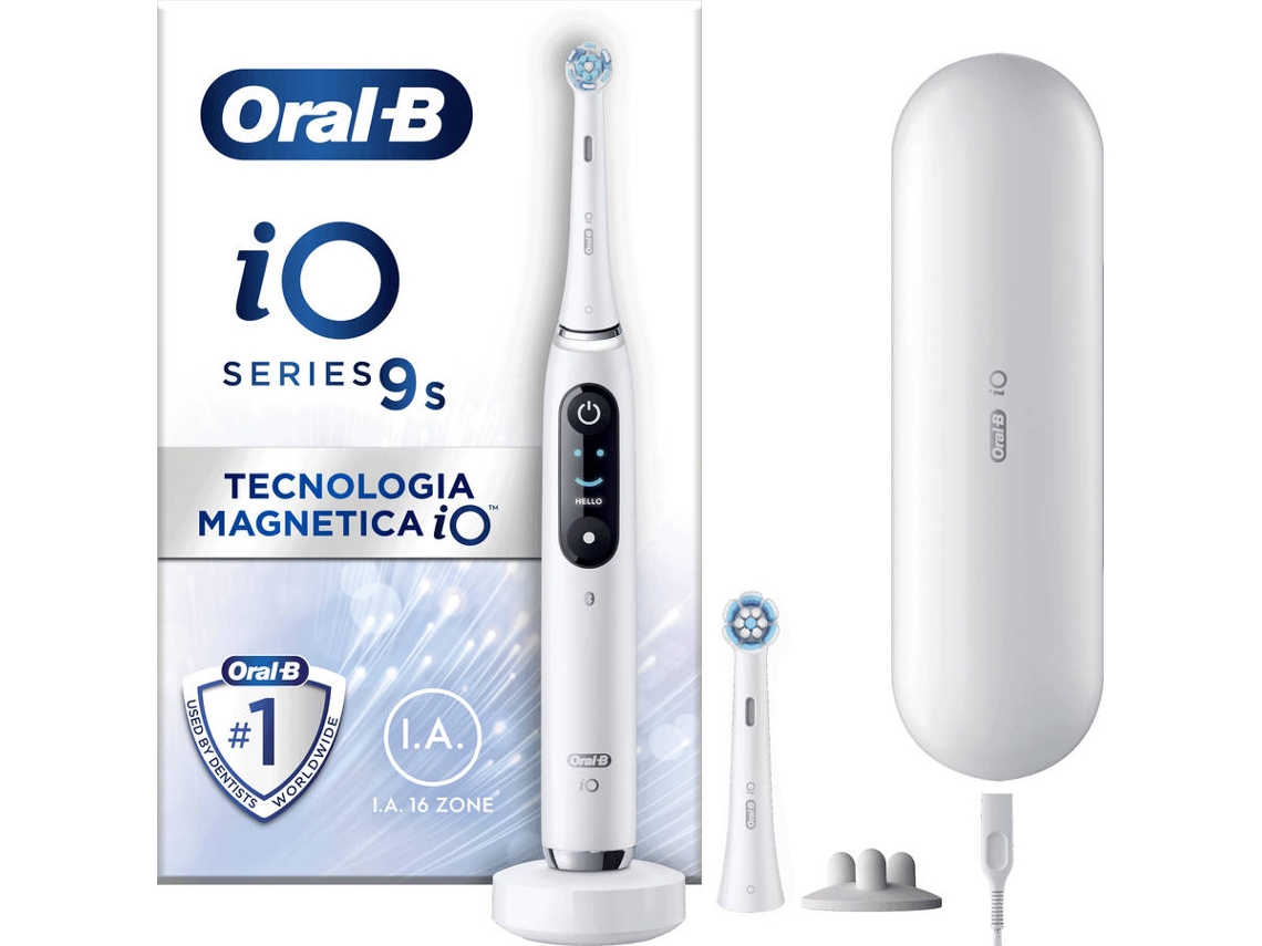 Escova Dentes Elétrica ORAL-B iO 9S Branca (1 Unidade) | Worten.pt