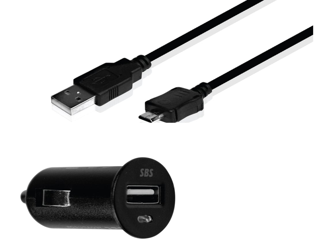 Carregador SBS 2X USB+CABO 2000MA | Worten.pt