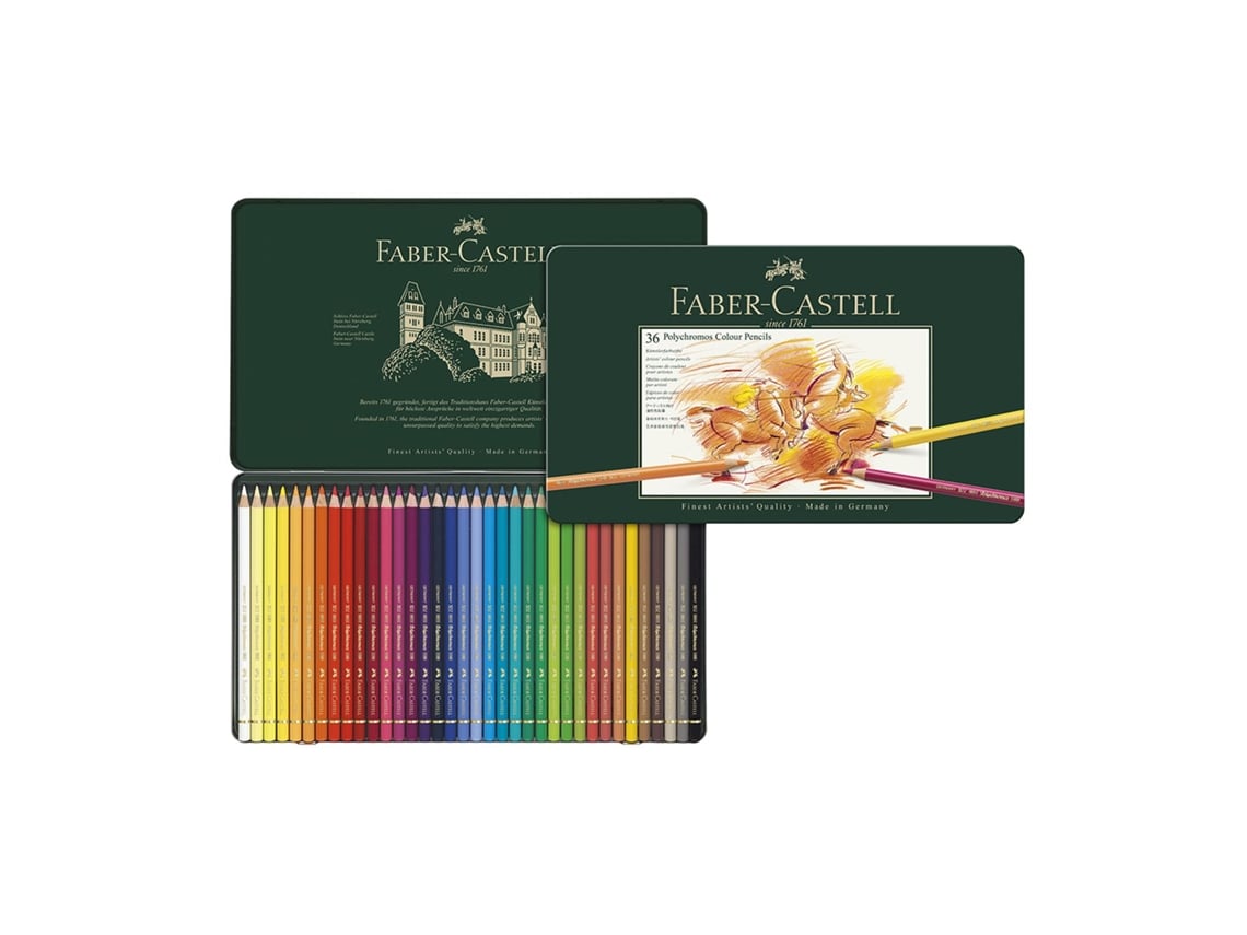 Caixa 36 Lápis de Cor FABER CASTELL Polychromos | Worten.pt