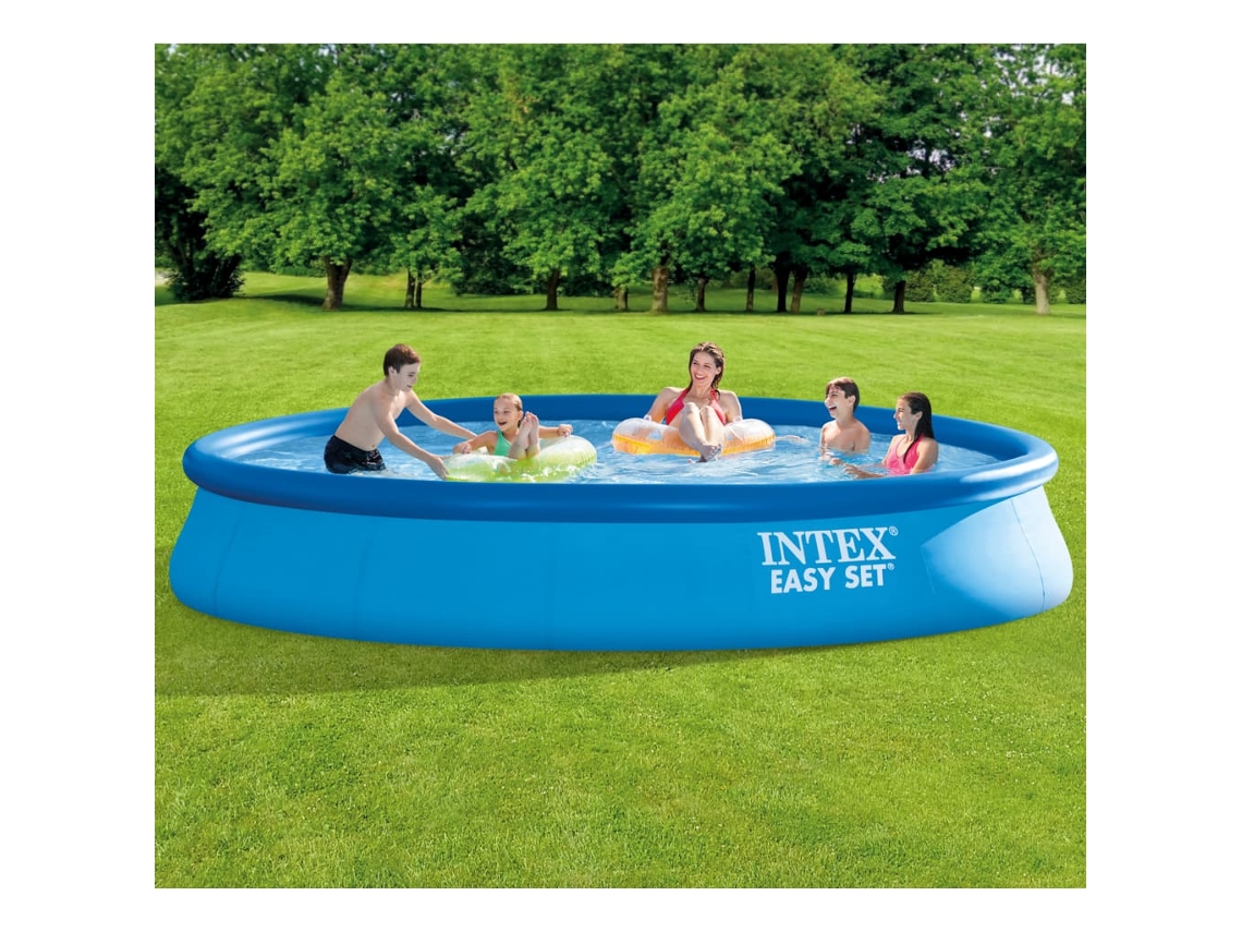 Piscina Easy Set Com Sistema De Filtragem 457X84 cm INTEX | Worten.pt