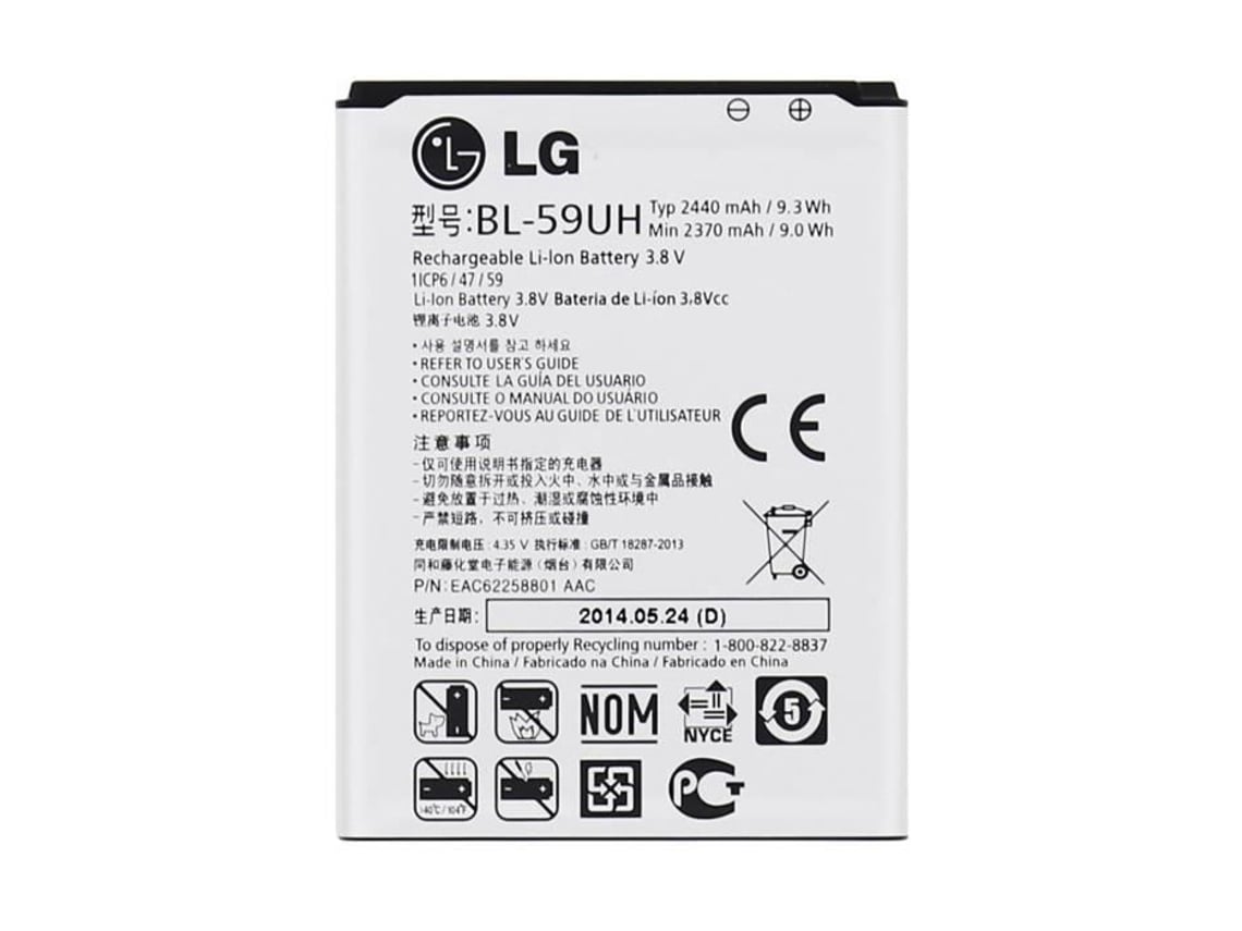 Bateria Original LG Bl-59Uh G2 Mini / F70 2440 Mah | Worten.pt