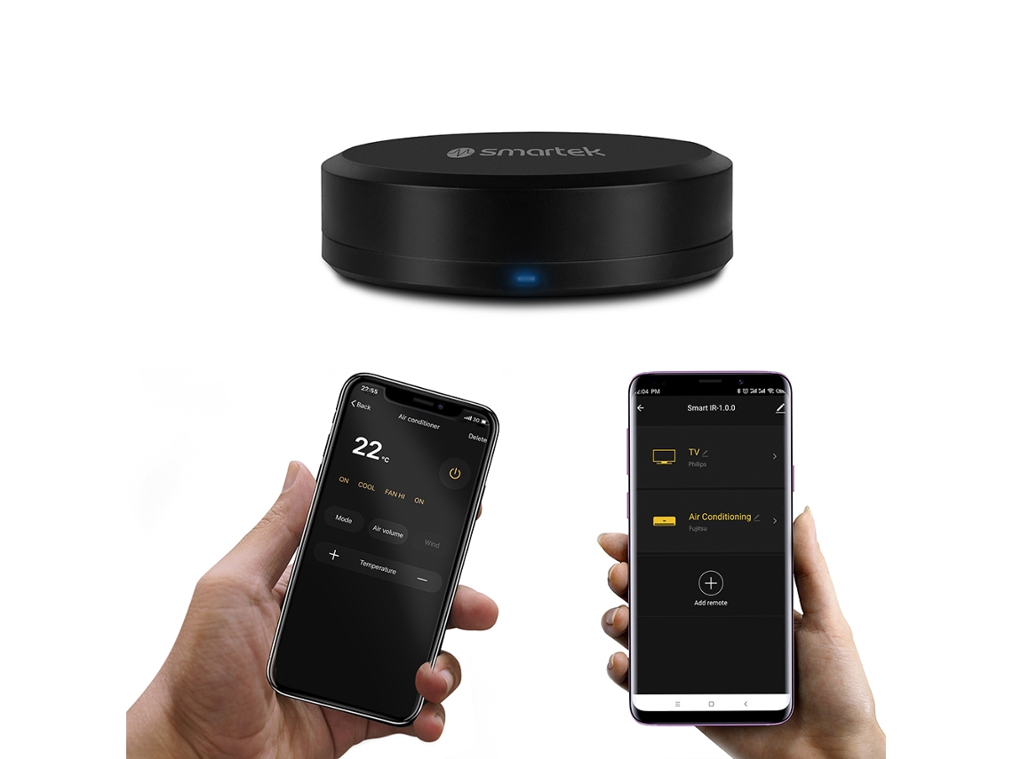 Controle Remoto Universal Inteligente SMARTEK Home Hub SH-IR01A | Worten.pt