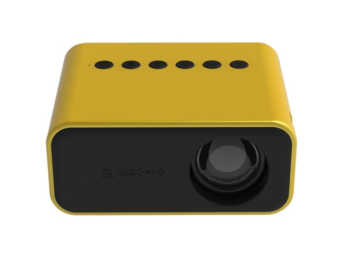 Mini Projetor T500 Amarelo | Worten.pt
