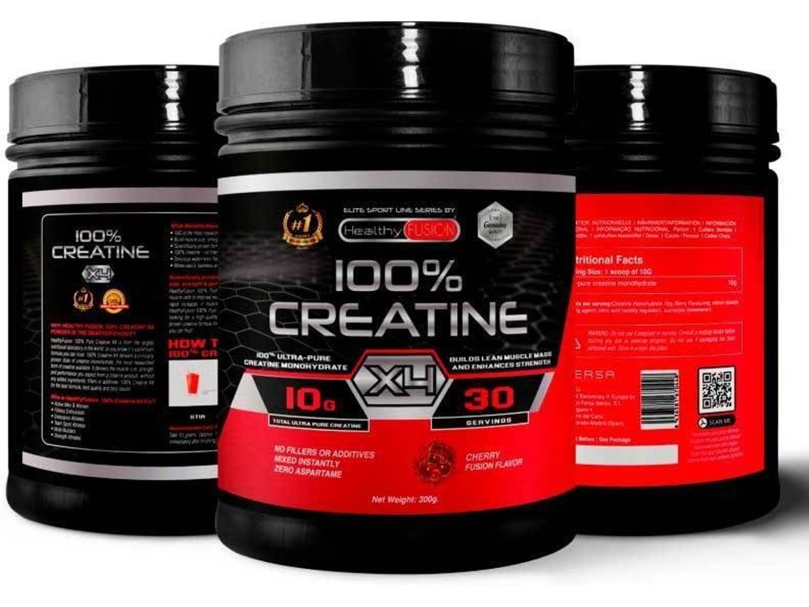 Suplemento Alimentar HEALTHY FUSION 100% Creatine X4 Creatina ...