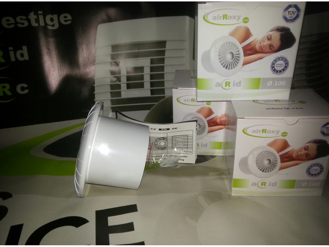 Exaustor de teto de cozinha de qualidade 100mm com sensor de umidade ...