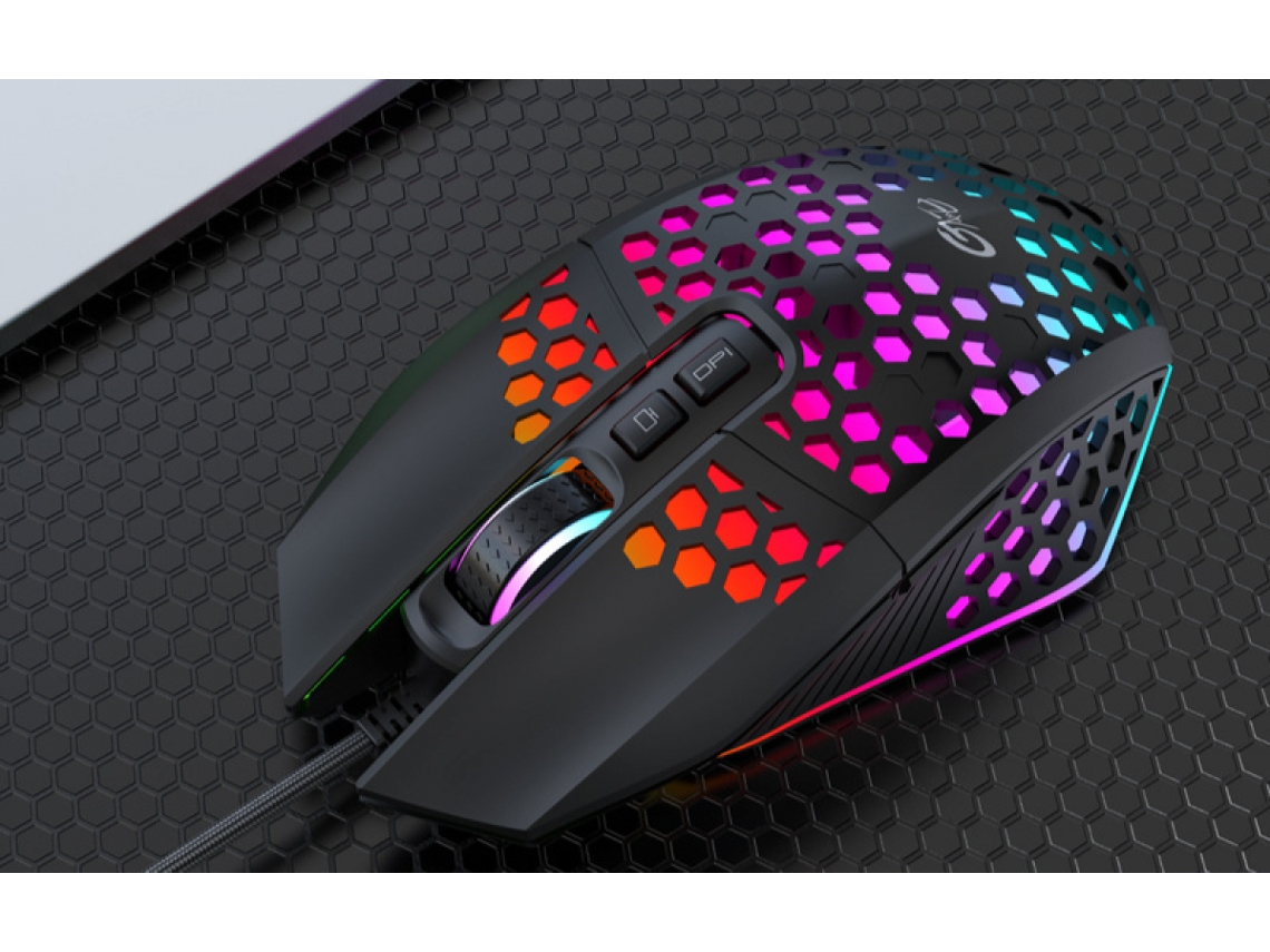 X801 Mouse Para Jogos Com Fio Rgb Brilhante Computador Esportivo Mouse ...