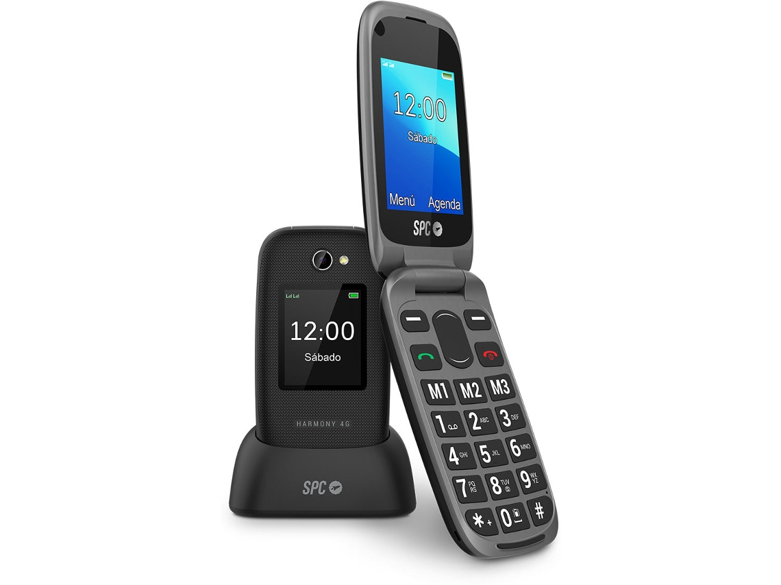 Telemóvel Senior SPC Harmony (2.4'' - 4G - Preto) | Worten.pt