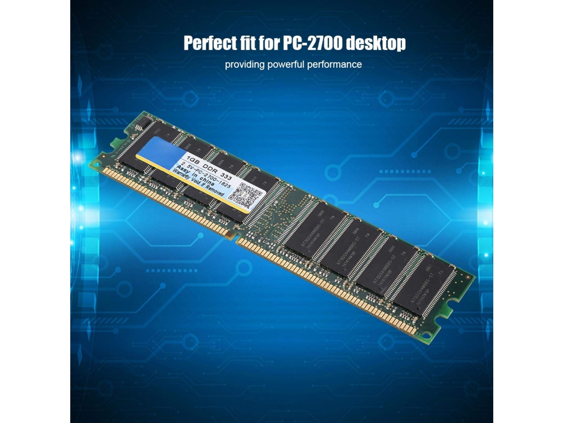 Memória Ddr Pc-2700 Desktop Pc Ddr 333Mhz Memória Rápida 1Gb Ram 184Pin Módulo de Memória para ...