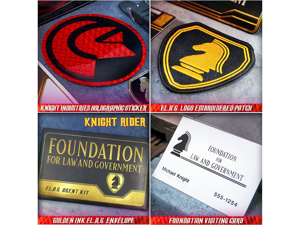 Réplica DOCTOR COLLECTOR Kit de Coleção O Justiceiro Knight Rider Flag ...