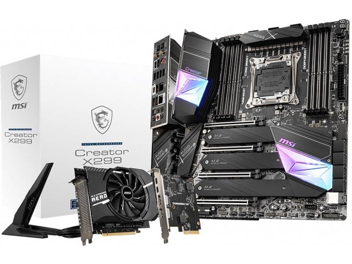 Motherboard MSI Creator X299 (Socket LGA 2066 (Socket R4) - Intel X299 ...