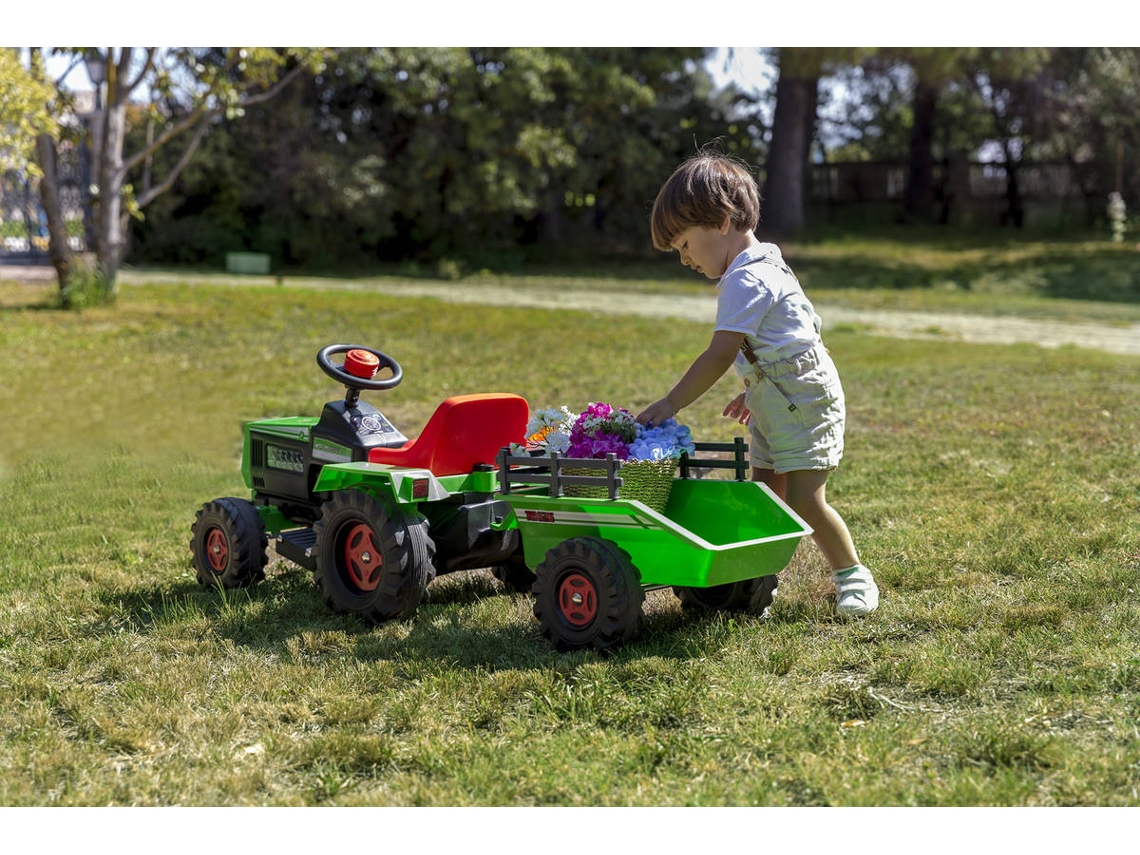 Andador INJUSA Tractor Basic 6V Verde (Idade Mínima: 12 Meses - 136 x 52 x 50 cm) | Worten.pt