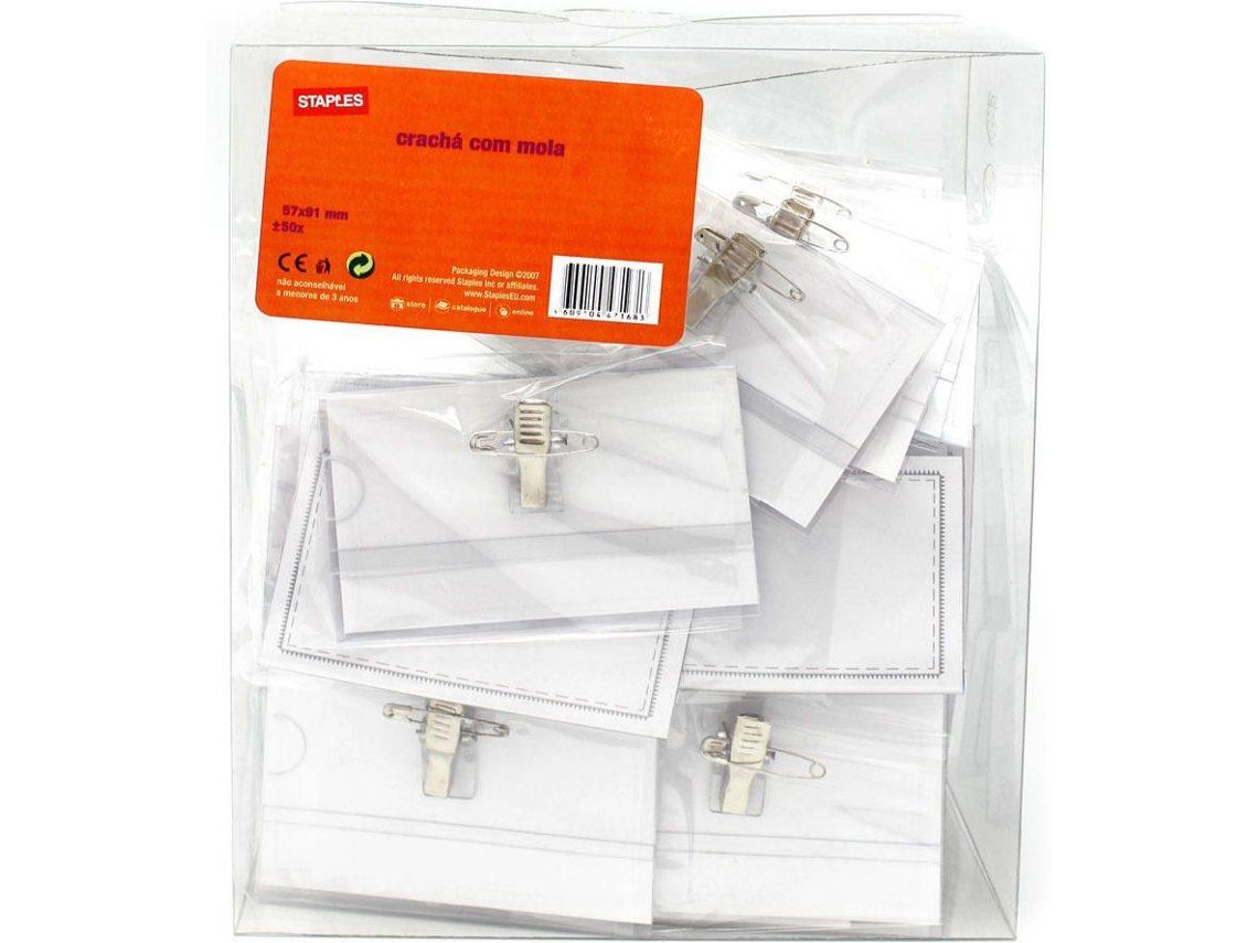 Crachá STAPLES com Mola | Worten.pt