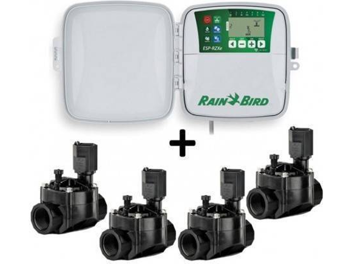 Programador de Rega RAIN BIRD RZX4EE4HV (24V - 11.7x11.2x7.9cm) | Worten.pt