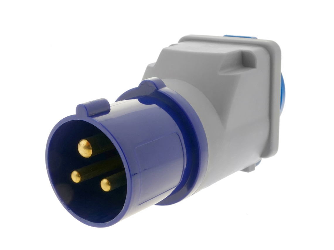 Adaptador Cee Plug Masculino para Schuko Fêmea 2P+T 16A 250V Ip44 Iec-60309 BEMATIK | Worten.pt