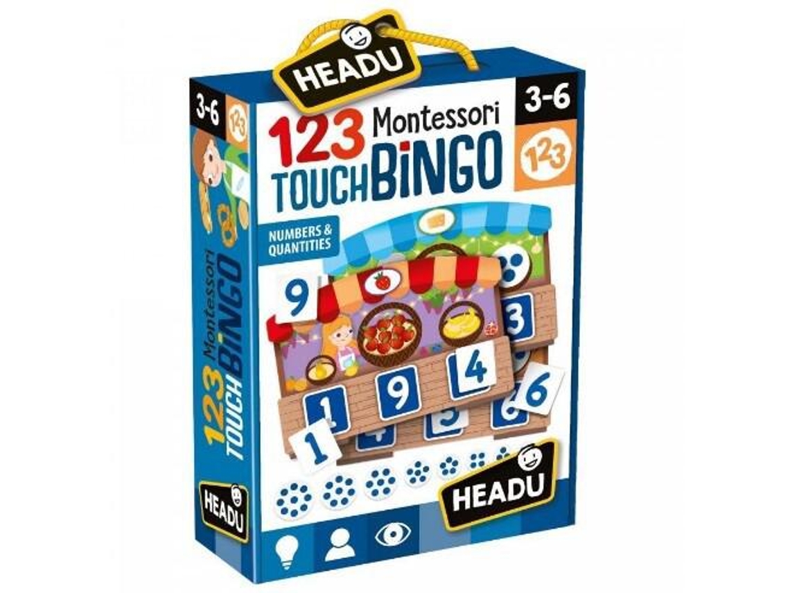 Jogo de tabuleiro 123 Montessori Touch Bingo | Worten.pt